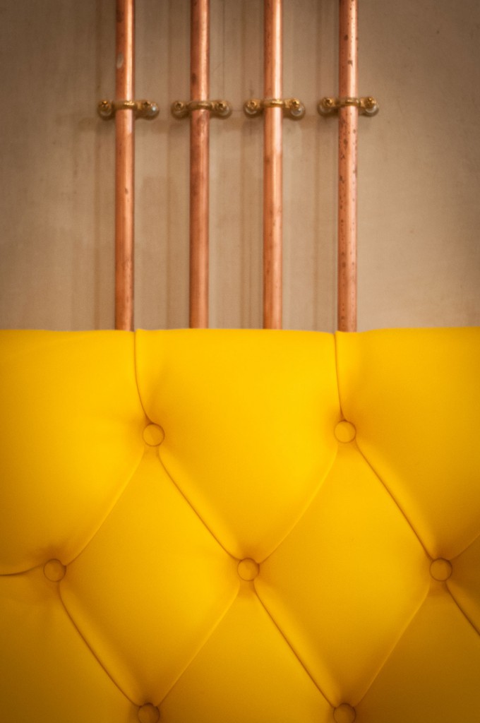 Mooch Yellow Cushion - Mooch Hairdressing